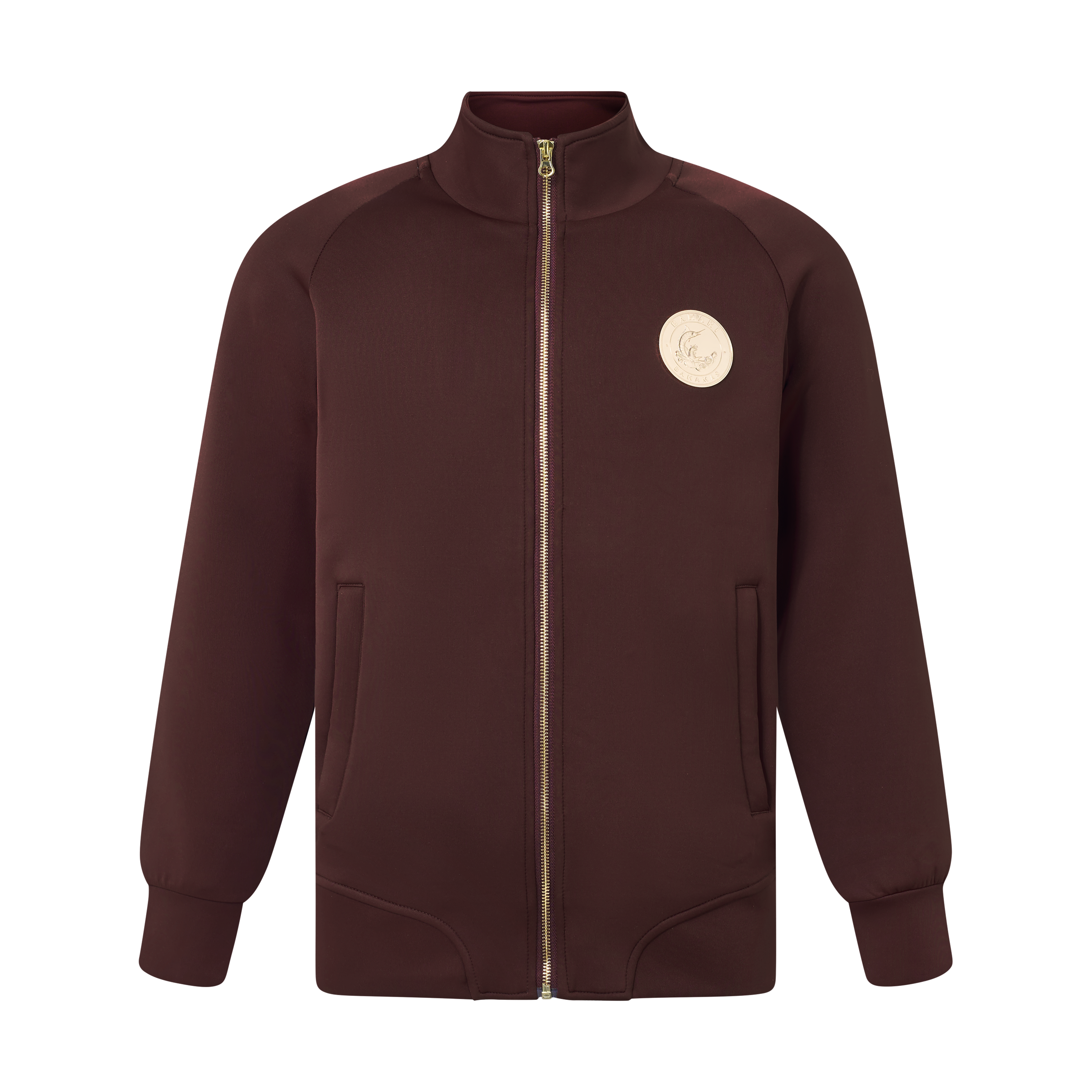 THE MEDALLION TRACK JACKET-BURGUNDY – BAHARI BAHAMAS